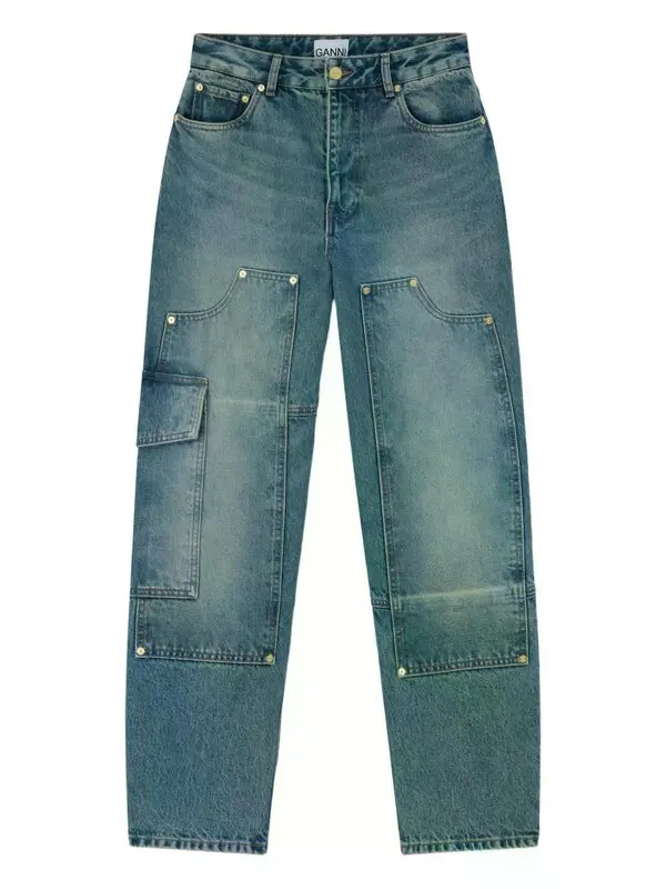 GANNI Paneled Jeans