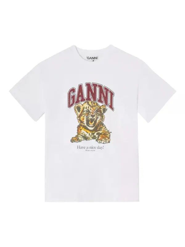 GANNI T-shirt - White