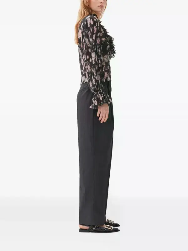GANNI Floral-print Blouse