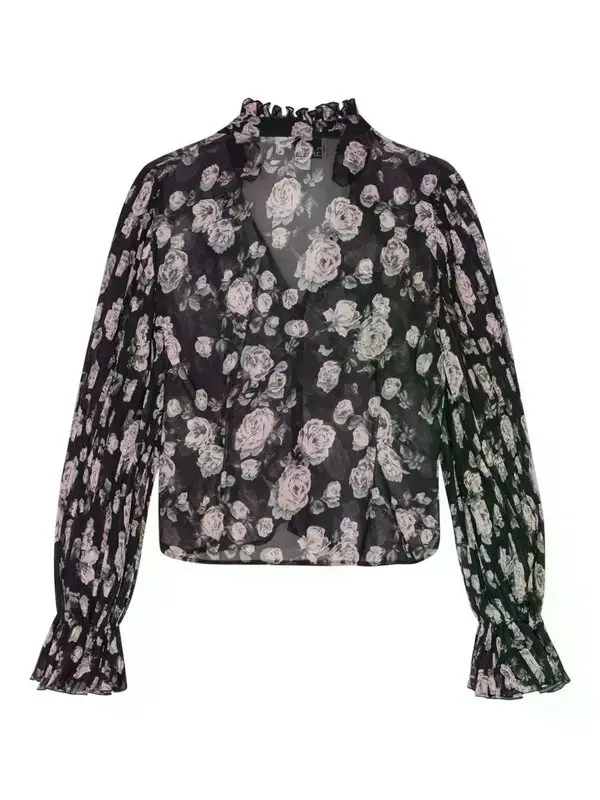 GANNI Floral-print Blouse