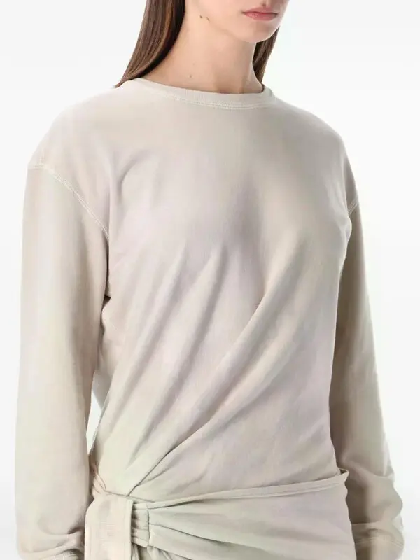 MARANT ETOILE Zae Long-sleeve Mini Dress - Neutrals