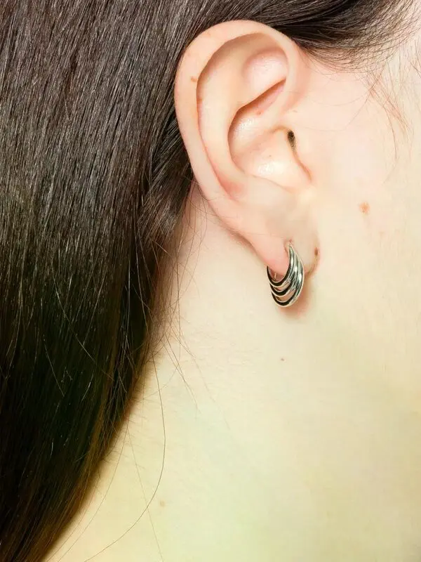 SHAUN LEANE Bound Hoop Earrings