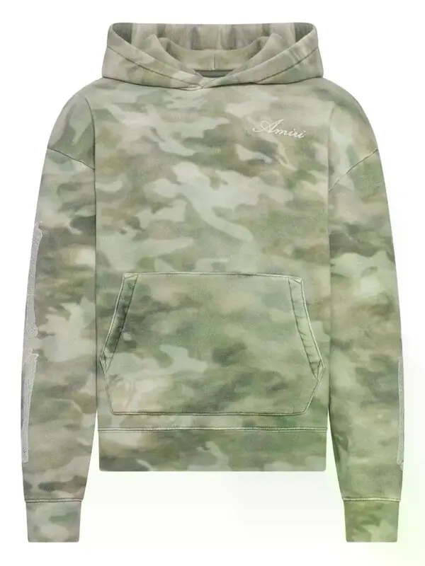Amiri Oversized Camouflage Hoodie - Green