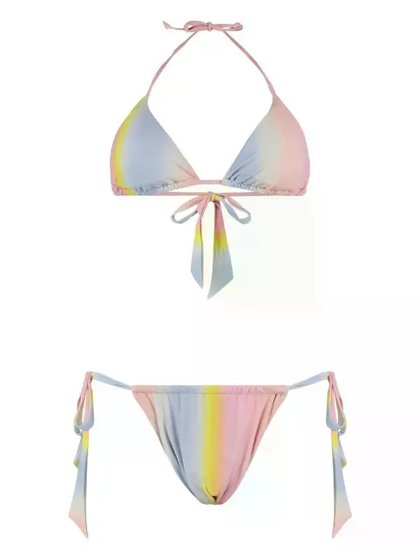 Anjuna Tie-detail Bikini - Pink