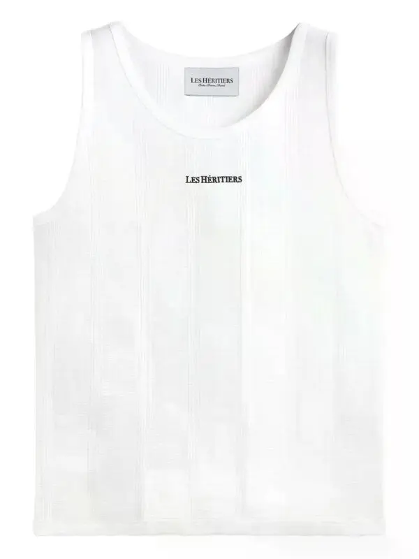 LES HÉRITIERS Textured Tank Top