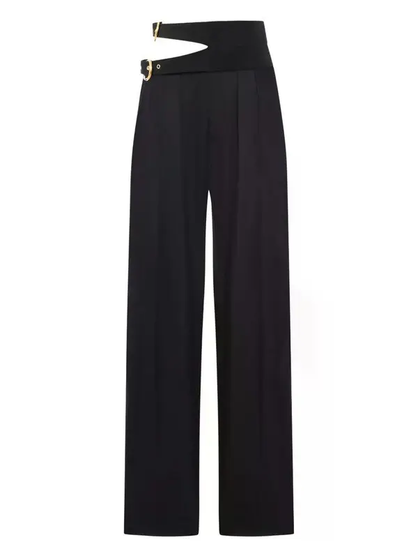 Chloé Buckle High-waisted Trousers