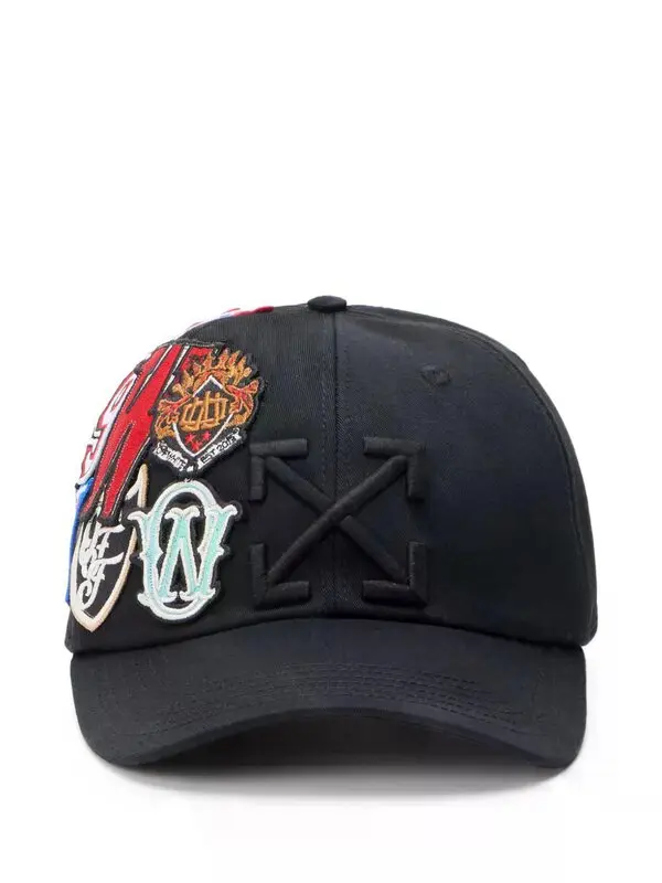 Off-White Patch Arrow Baseball Cap - Black