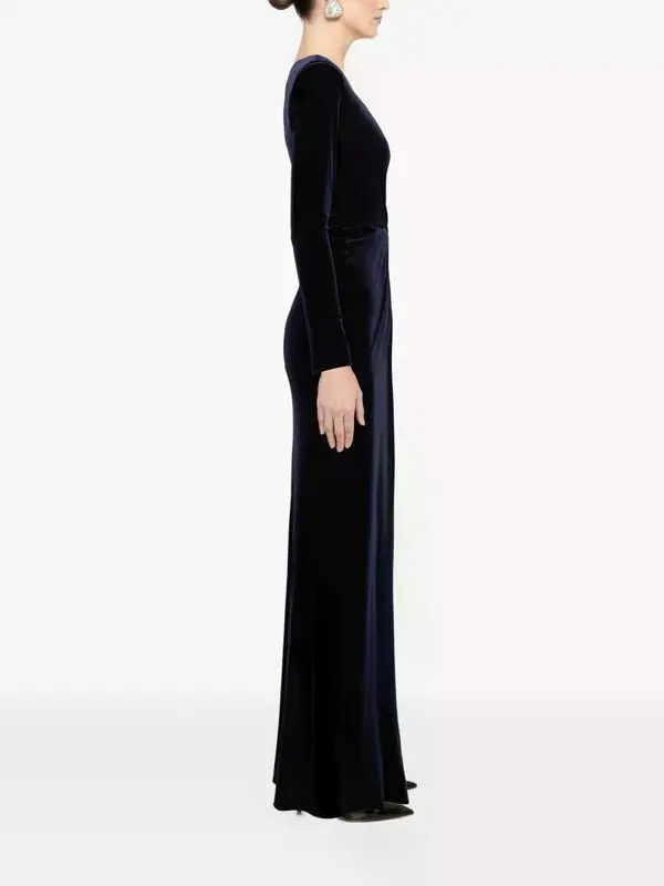 NISSA Velvet Maxi Dress