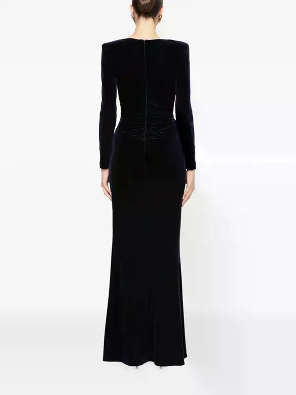 NISSA Velvet Maxi Dress