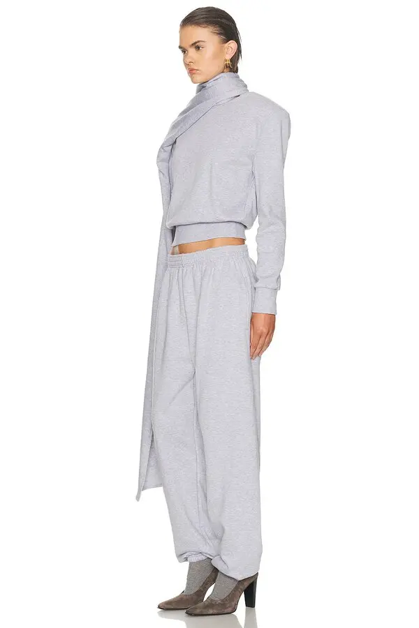 Magda Butrym Sweatshirt With Scarf