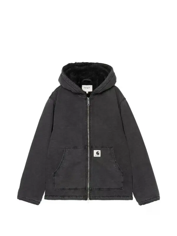 Carhartt Work In Progress Zip-up Hooded Jacket - Black