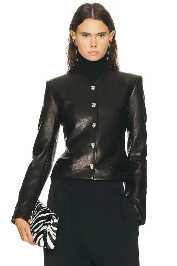 Khaite Nara Leather Jacket