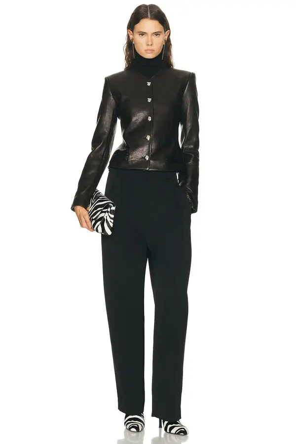 Khaite Nara Leather Jacket