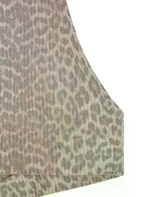 GANNI Leopard Print Balaclava