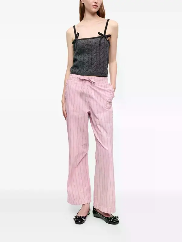 GANNI Pinstriped Trousers