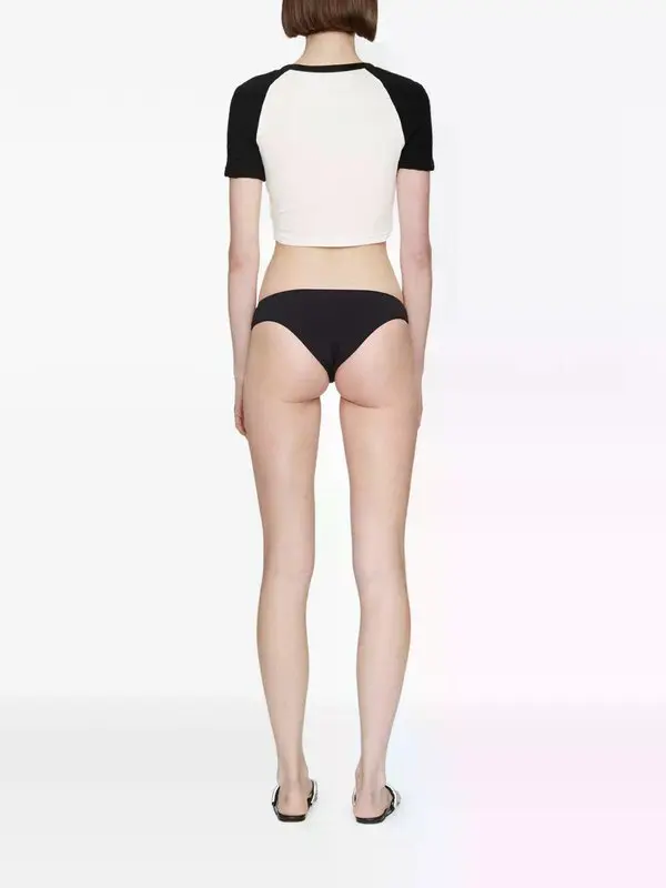 Christopher Esber Tucked Ringer Jersey Knit T-shirt