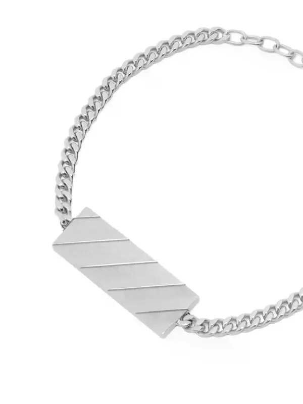 Off-White Diagonal Engraved Bracelet