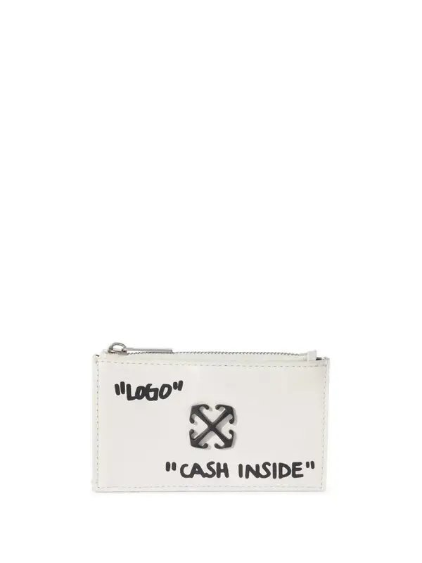 Off-White Jitney Quote Card Holder - White