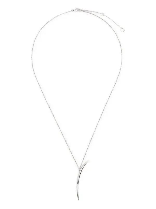 SHAUN LEANE Quill Long Chain-pendant Necklace - Silver