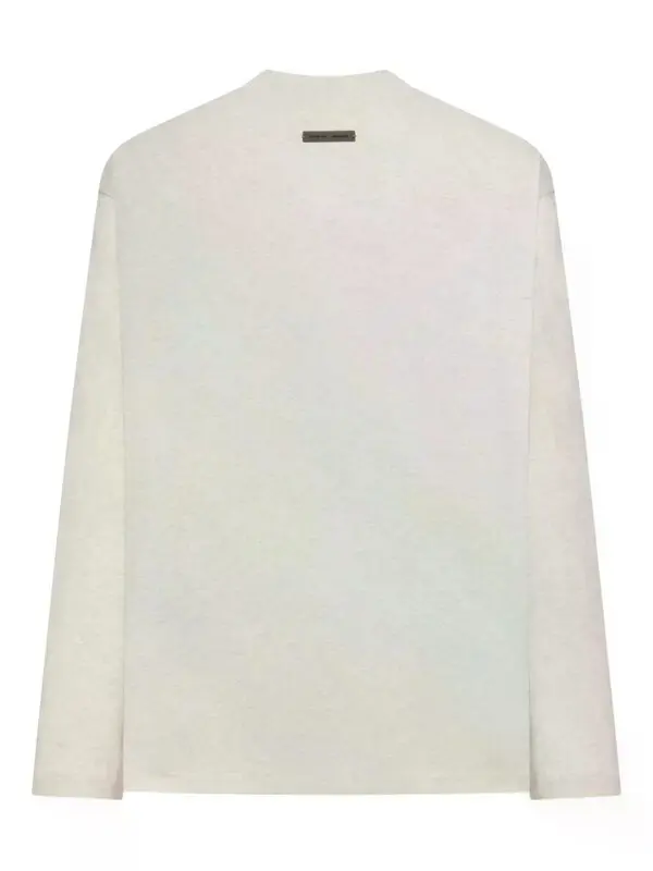 Fear Of God Logo Long-sleeves T-shirt - Neutrals