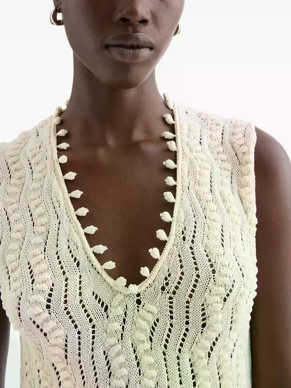 JIL SANDER Cotton Knit Maxi Dress - Neutrals
