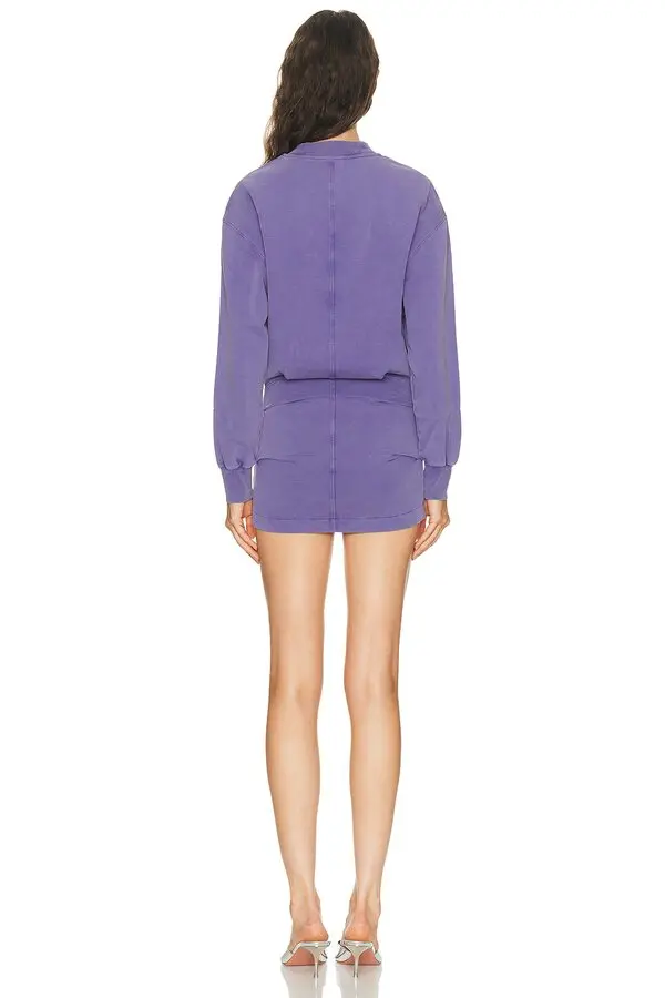 Attico Sweatshirt Mini Dress