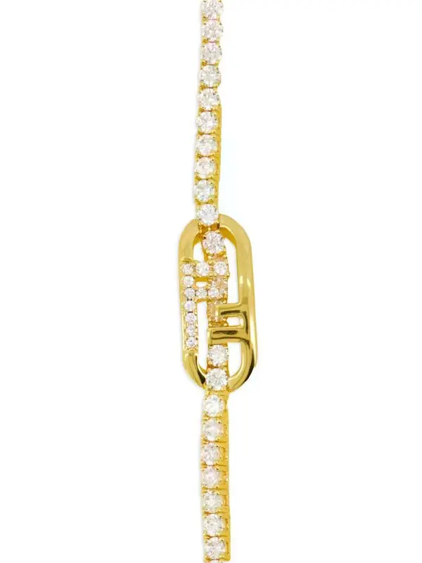 Fendi O'lock Crystal Necklace