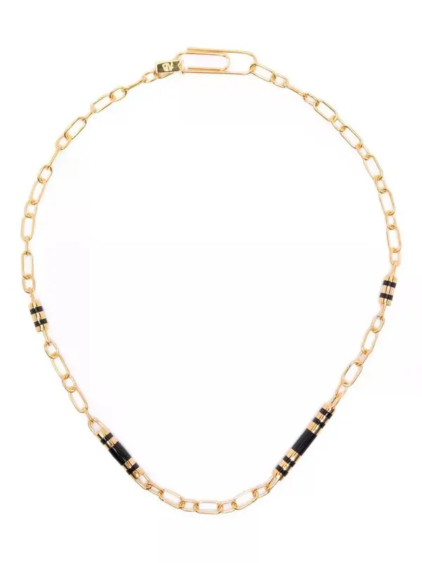 AURÉLIE BIDERMANN Positano Paperclip Necklace - Gold