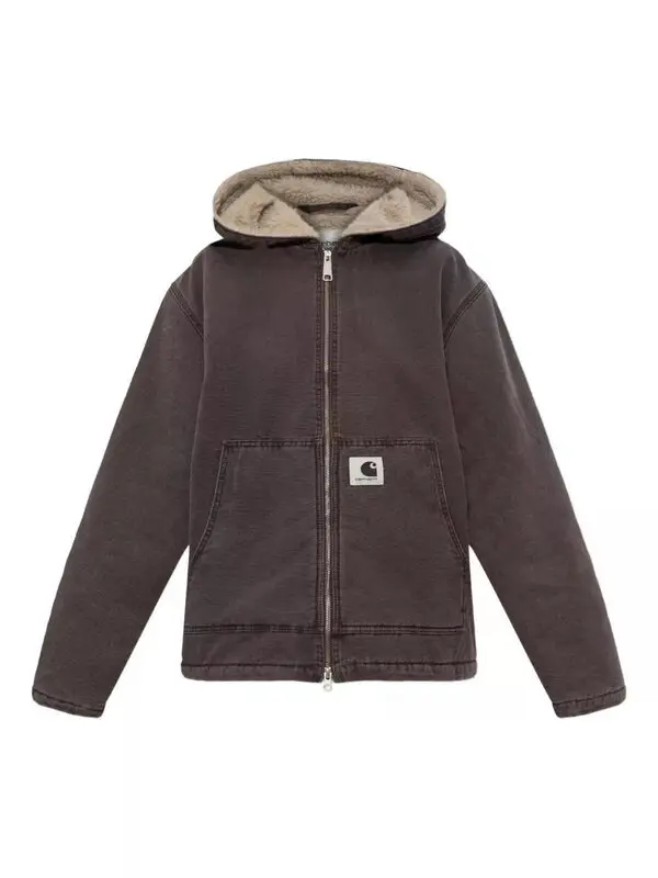 Carhartt Work In Progress Zip-up Hooded Jacket - Brown
