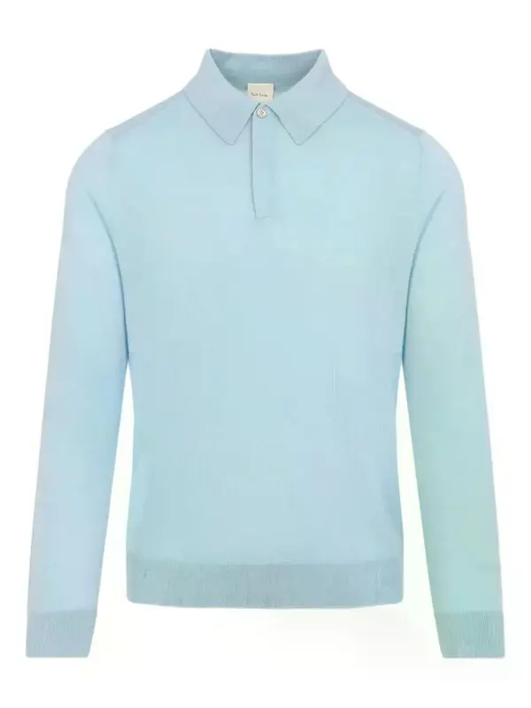 Paul Smith Long-sleeve Polo Shirt - Blue