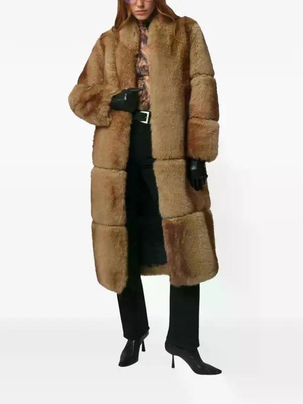 Apparis Sylke Coat - Brown