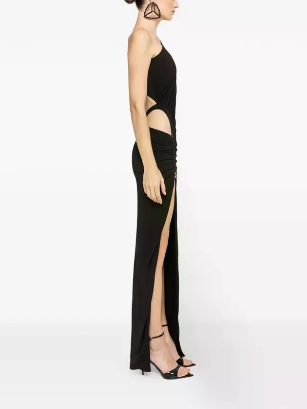 NISSA Maxi Backless One-shoulder Dress