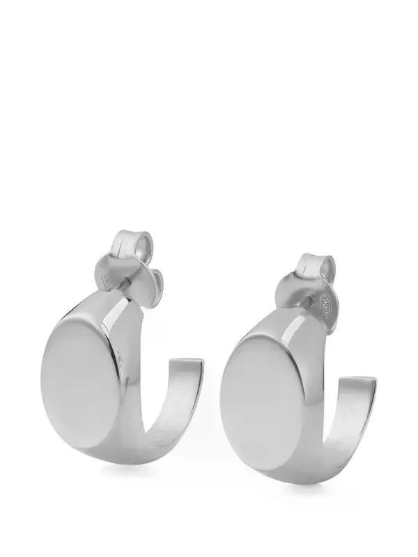 MAISON MARGIELA Polished Stud Earrings - Silver