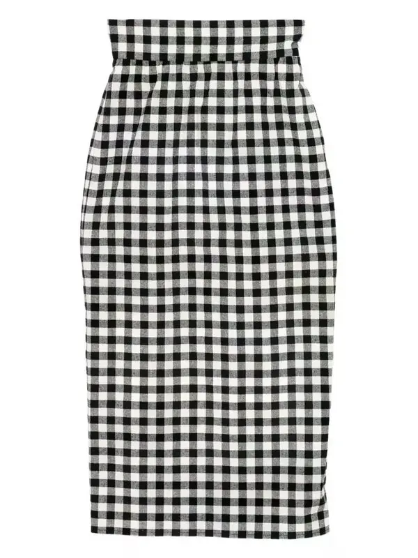 TO B. BY AGNÈS B. Plaid Skirt
