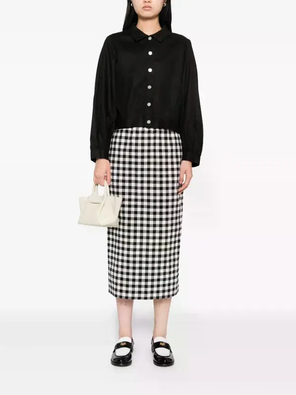 TO B. BY AGNÈS B. Plaid Skirt