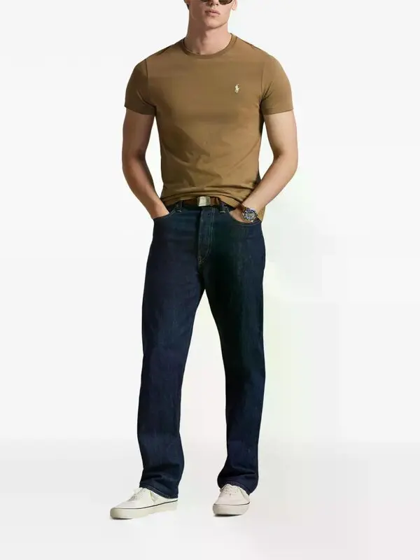 Polo Ralph Lauren Custom Slim Fit Crew-neck T-shirt - Brown