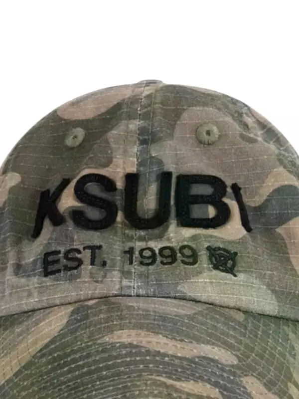Ksubi Camouflage Appliqué Cap