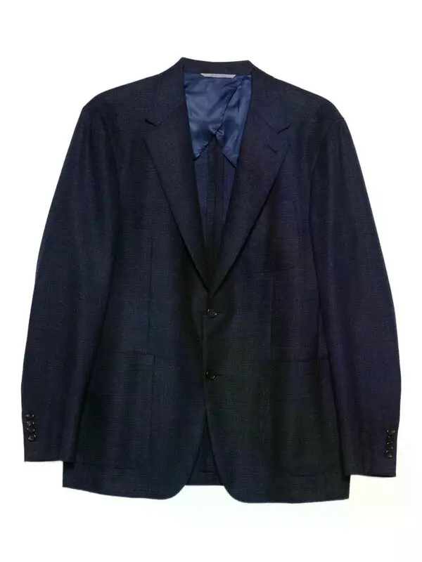 Canali Single-breasted Blazer - Blue