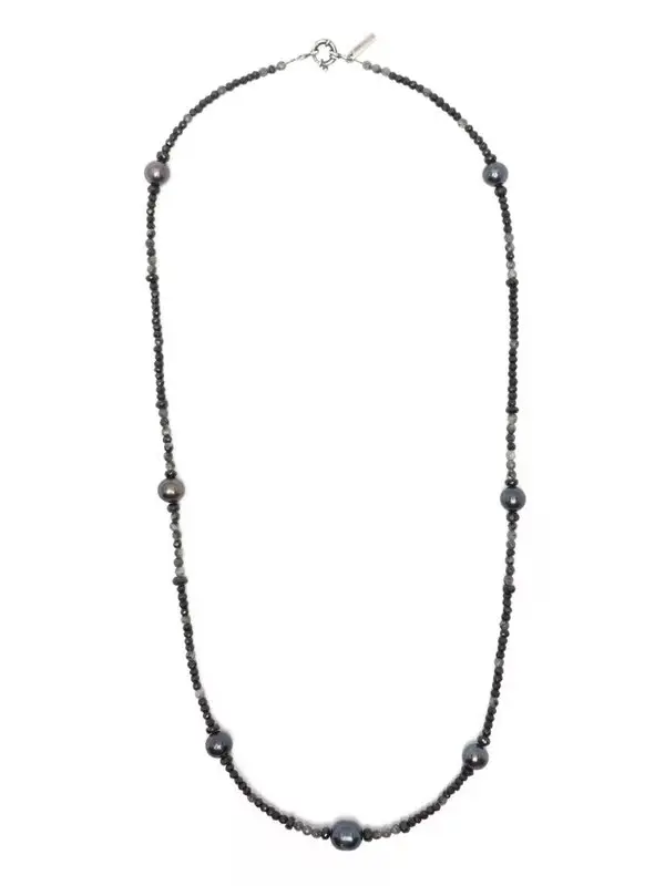 KUNDO Tana Pearl Beaded Necklace - Black