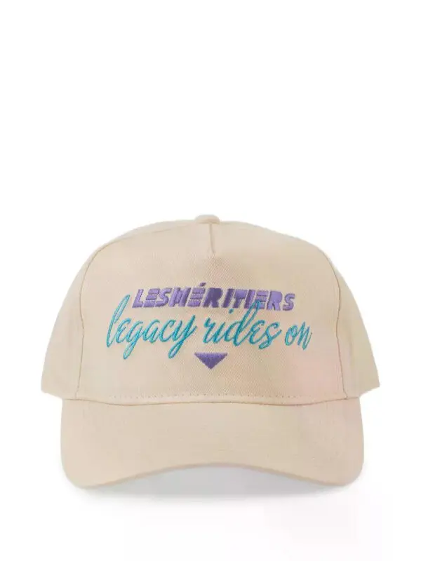 LES HÉRITIERS Embroidered Jetski Cap - Neutrals