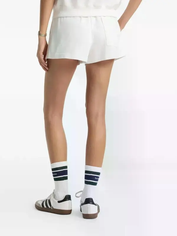 SPORTY & RICH Elasticated Shorts With Logo