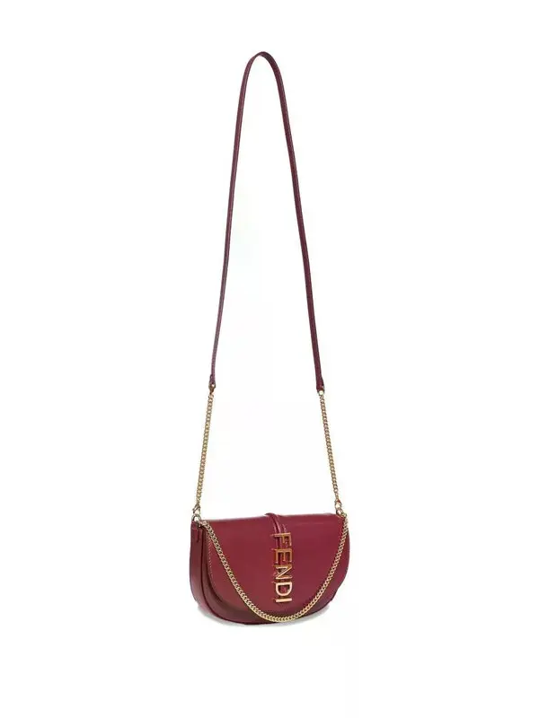 Fendi Flap Tote Bag With Lettering Detail