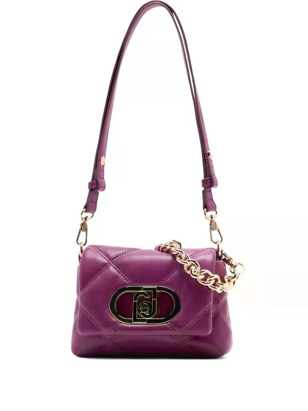 Liu Jo Lapuffy Quilted Monogram Bag