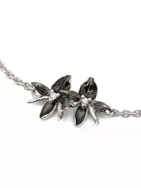 SHAUN LEANE Diamond Orchids Bracelet