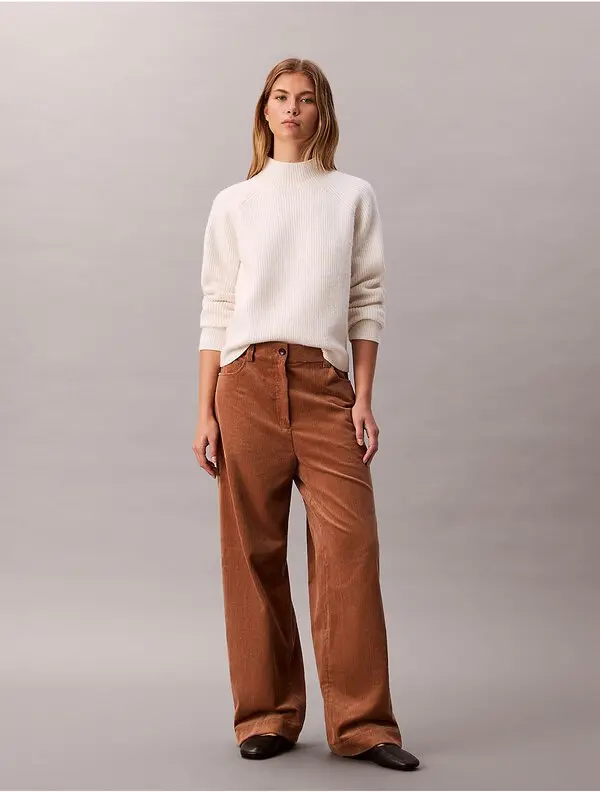 Calvin Klein Corduroy Relaxed Pants - Thrush