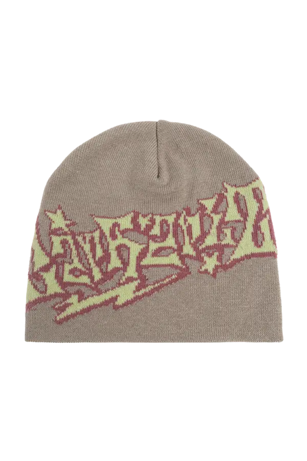 Carhartt Work In Progress Logo Beanie - Beige