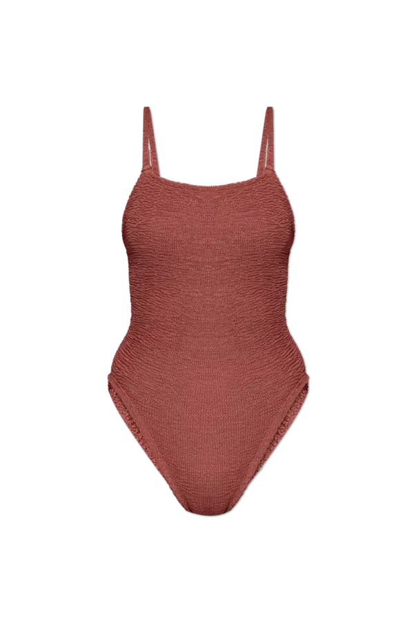 Hunza G Bette One-piece Swimsuit - Brown
