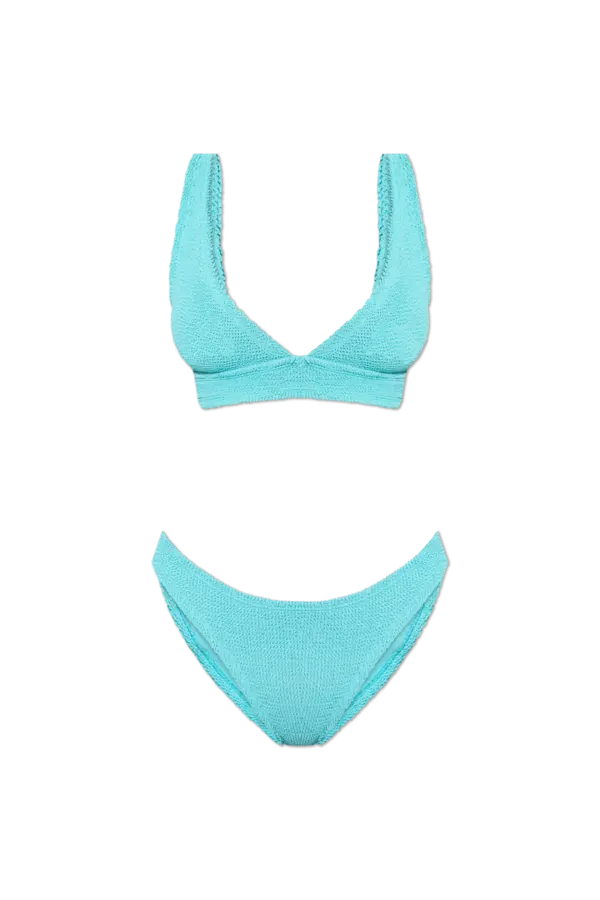 Hunza G Clara Two-piece Swimsuit - Light Blue