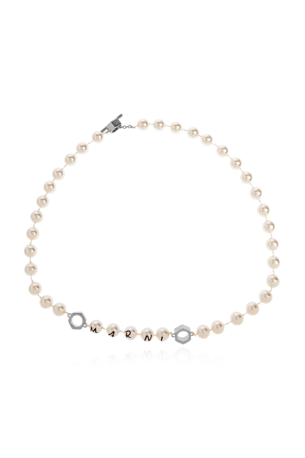 Marni Pearl Necklace - Cream