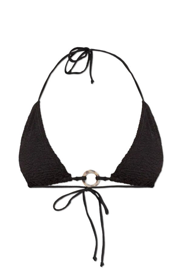 Bond Eye Ring Ingrid Bikini Top - Black